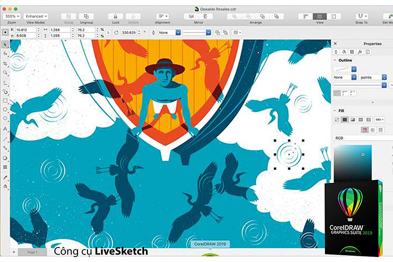 Phần mềm CorelDRAW Graphics Suite 2019 | Phong Vũ
